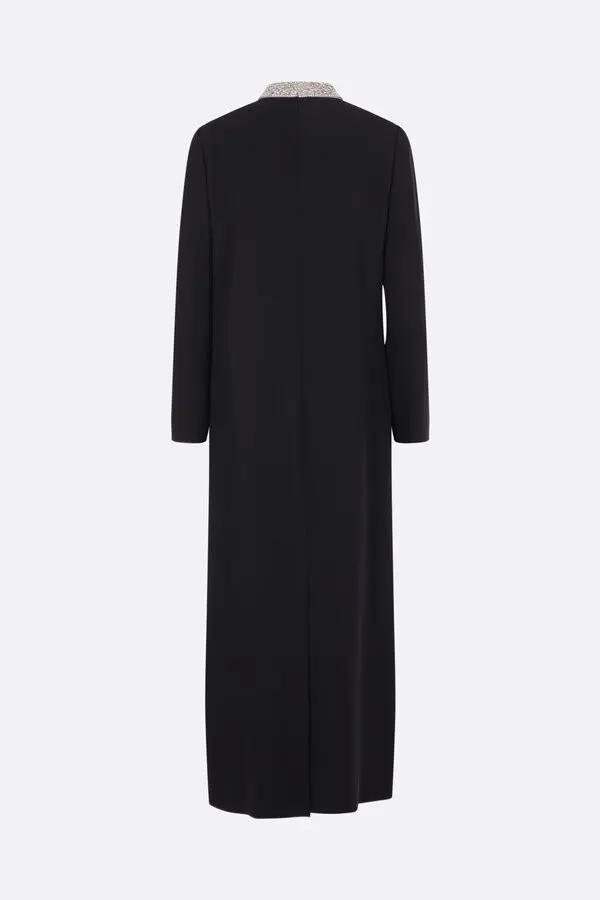 Valentino Garavani Cady Couture Embroidered Dress