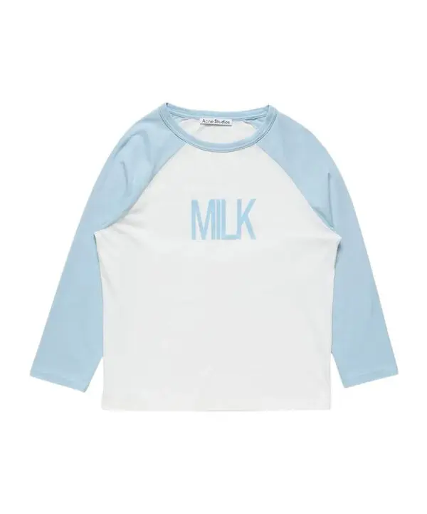 Acne Studios Milk Graphic T-shirt - White