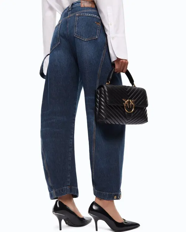Pinko Straight-fit Jeans With Workwear Loop