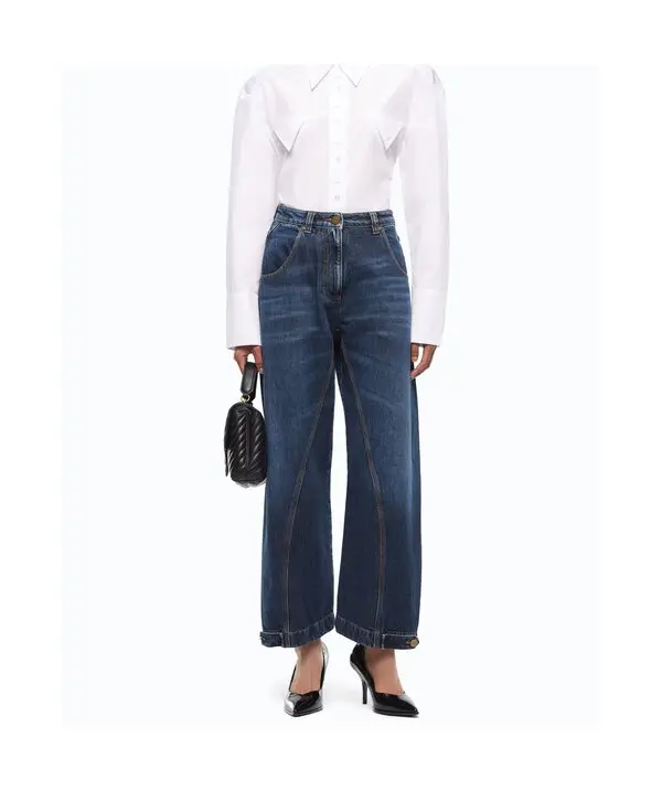 Pinko Straight-fit Jeans With Workwear Loop