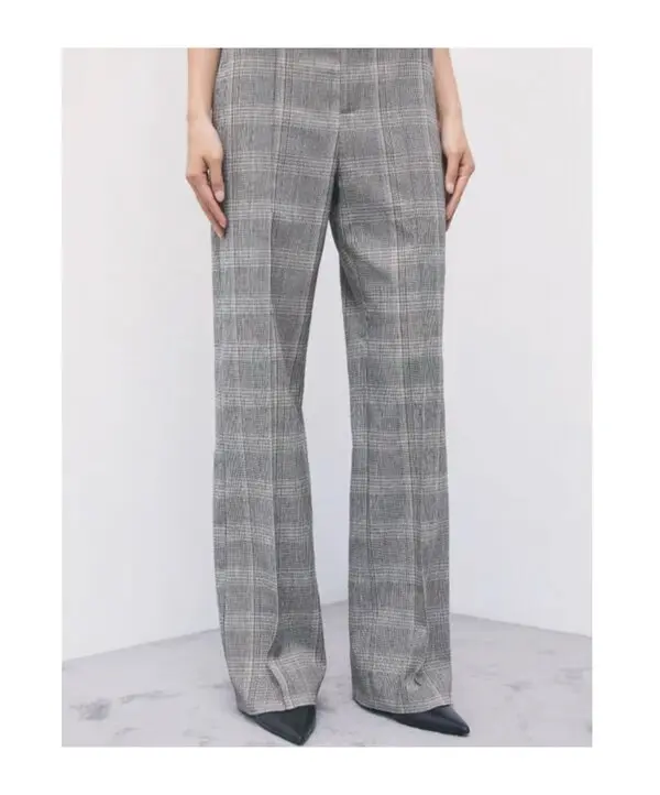 Patrizia Pepe Checked Tailored Trousers
