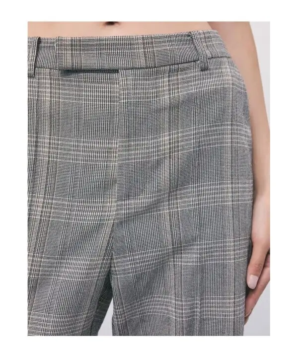 Patrizia Pepe Checked Tailored Trousers