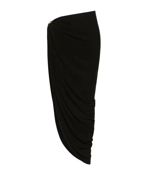 Sportmax Licenza Asymmetric Skirt - Black
