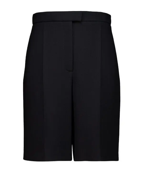 Valentino Garavani Vlogo Plaque Pleated Shorts