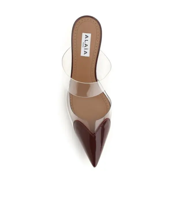 Alaïa Le Coeur Wedge Mules