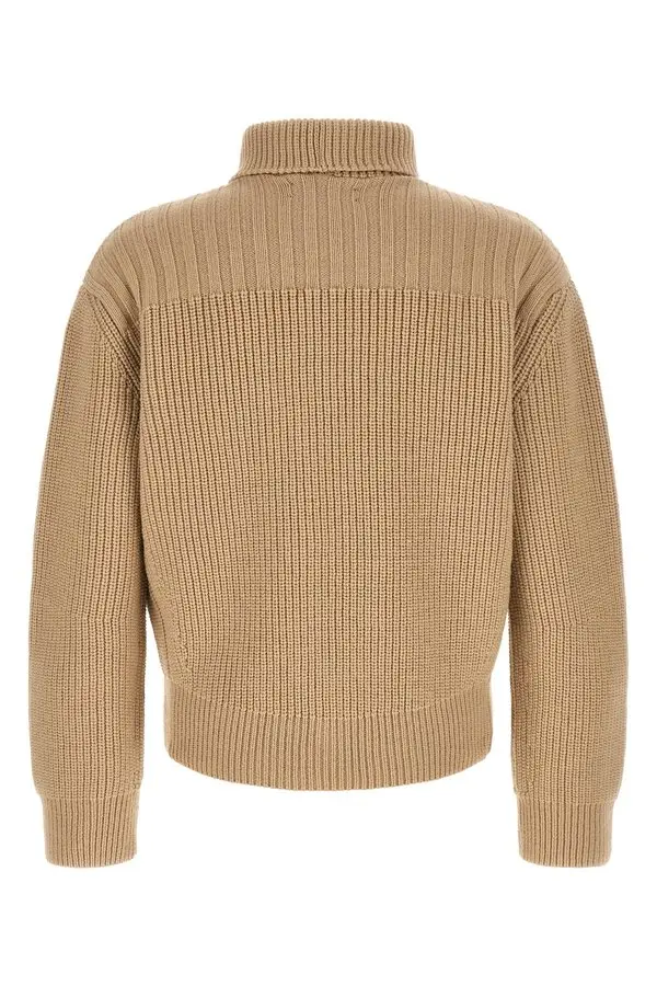 Dries Van Noten Chunky Cardigan With Lapel Collar - No