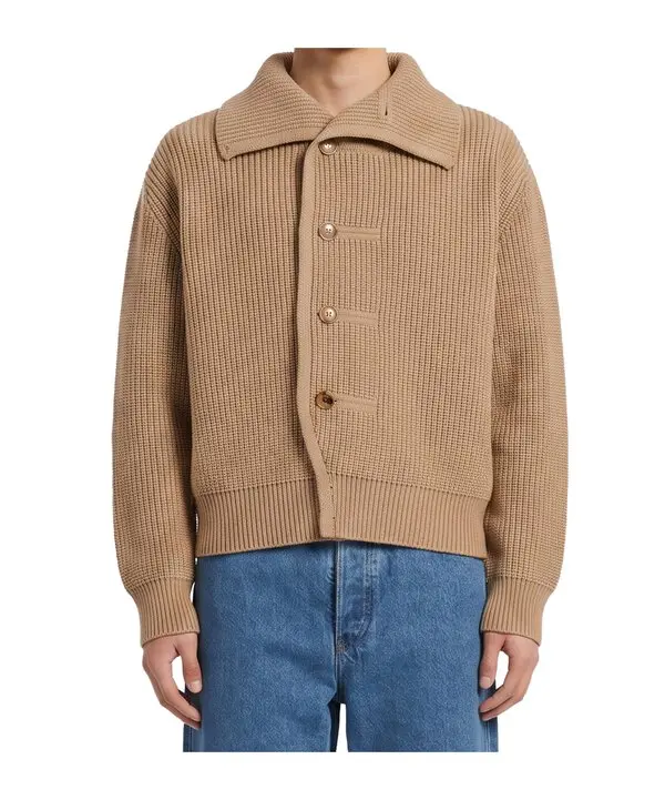 Dries Van Noten Chunky Cardigan - Nude