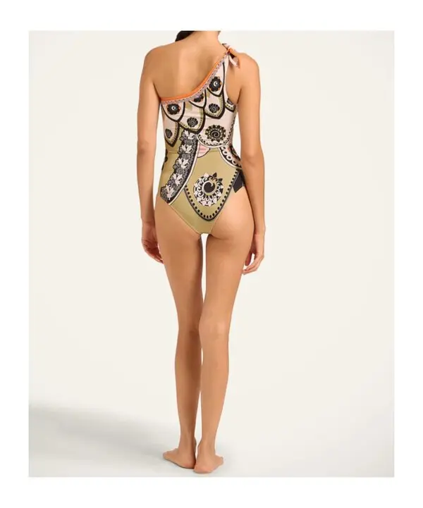 La DoubleJ Goddess One-shoulder One-piece Swimsuit