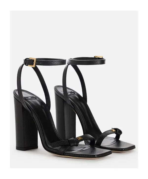 Elisabetta Franchi Square-toe High-heeled Sandals