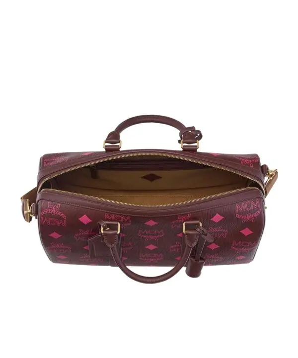 Mcm Ottomar Weekender Bag In Maxi Visetos