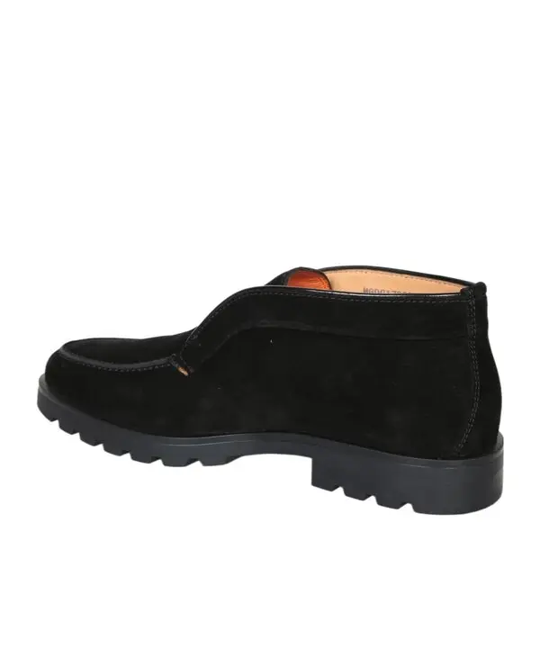Santoni Round Toe Slip-on Loafers