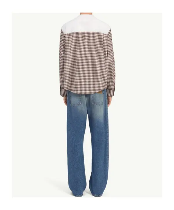 MAISON MARGIELA Checkered Flannel Shirt