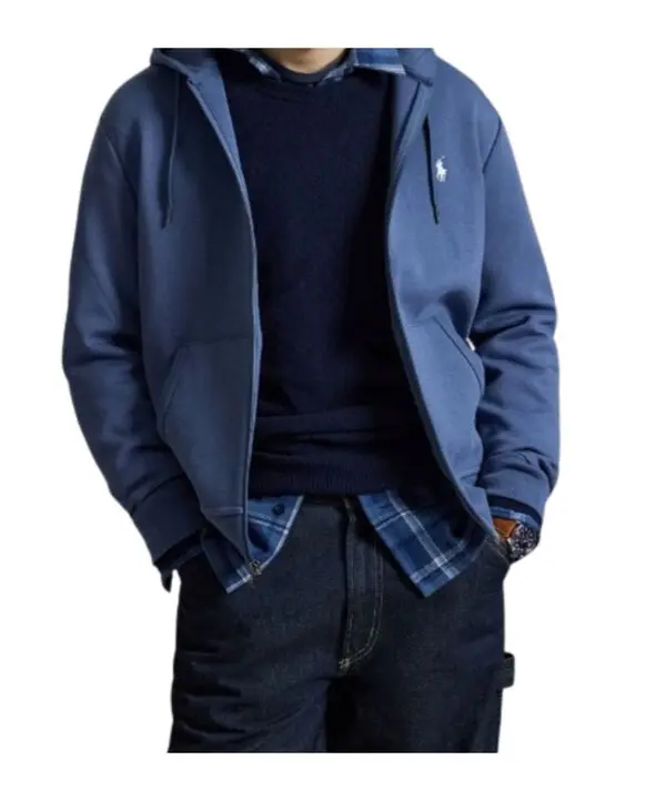 Polo Ralph Lauren Double Knit Sweatshirt With Zipper