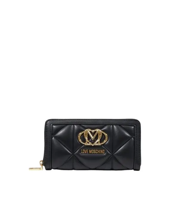 Moschino Zip-around Wallet - Black