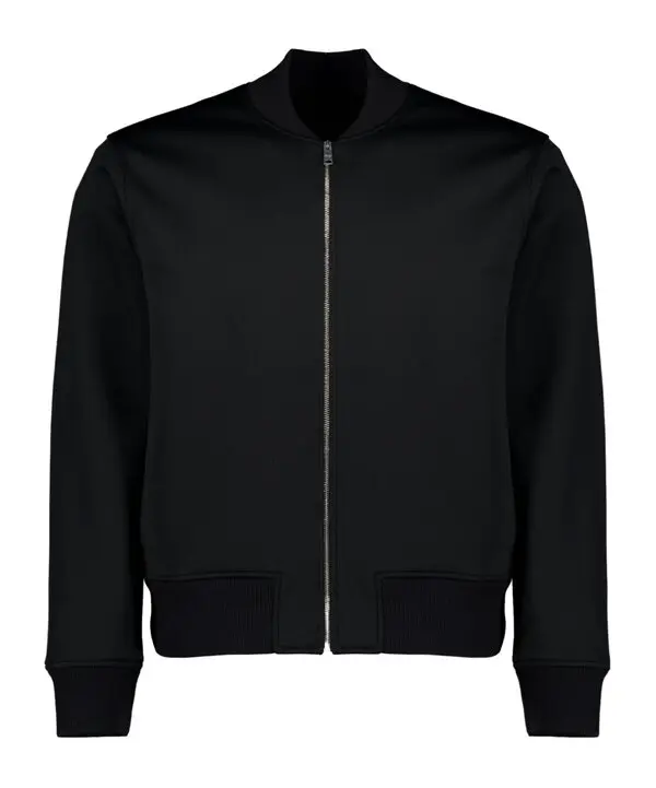Prada Zip-up Bomber Jacket - Black