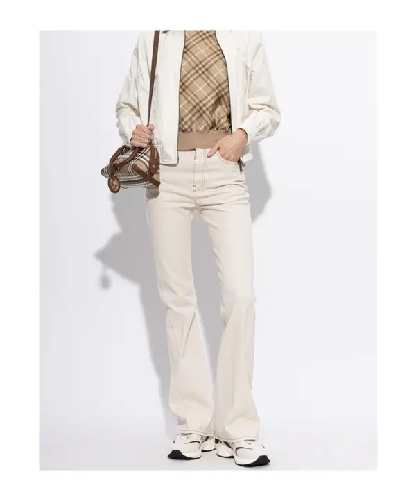 Burberry Eclipse Runner Sneakers - Nude