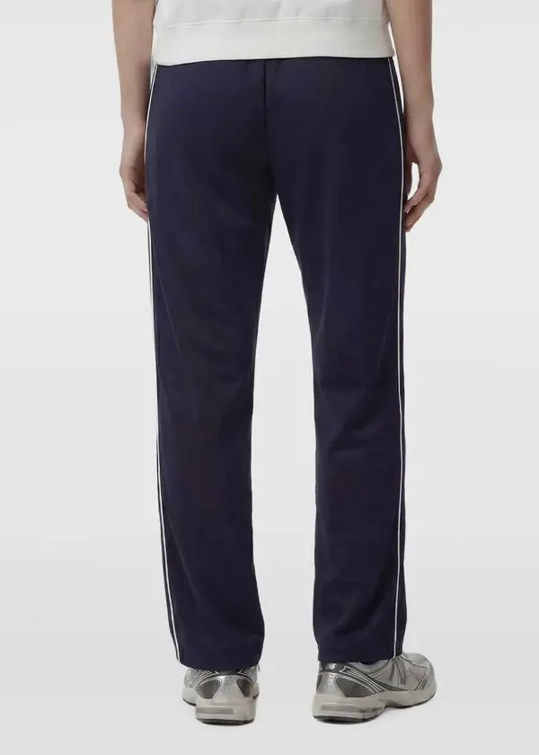 SPORTY  RICH Dark Navy Blue Classic Logo Retro Sweatpants