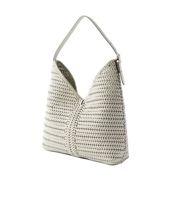 ANYA HINDMARCH Chevron Woven Tote Bag
