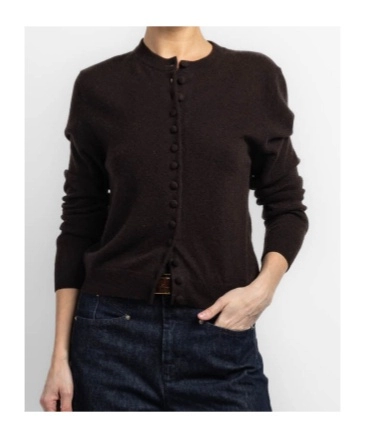 LISA YANG Wilona Round-neck Cardigan