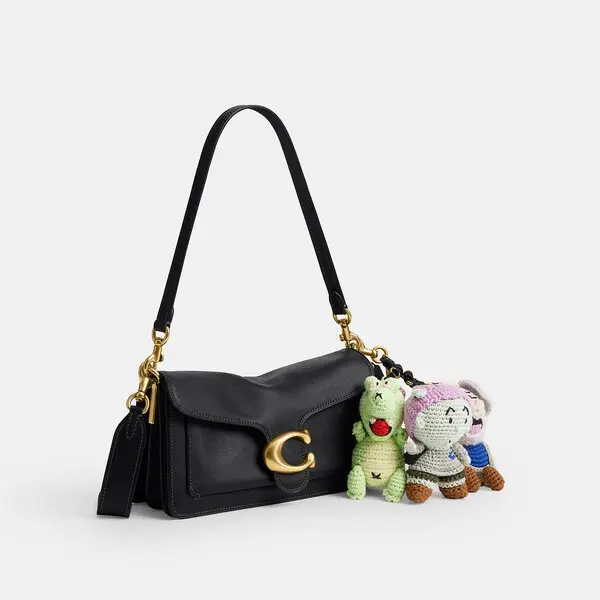 COACH Brain Dead Soft Tabby Shoulder Bag 26 With Charms
