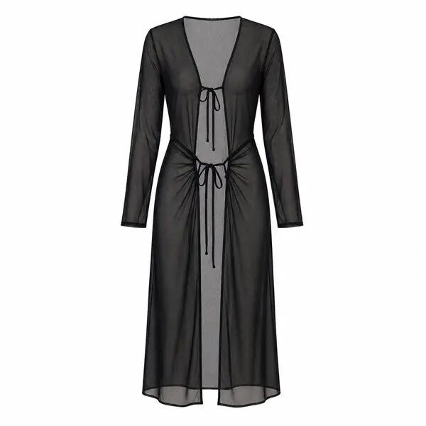CHIARELLA Sirena Cape Beach Cover-up - Black
