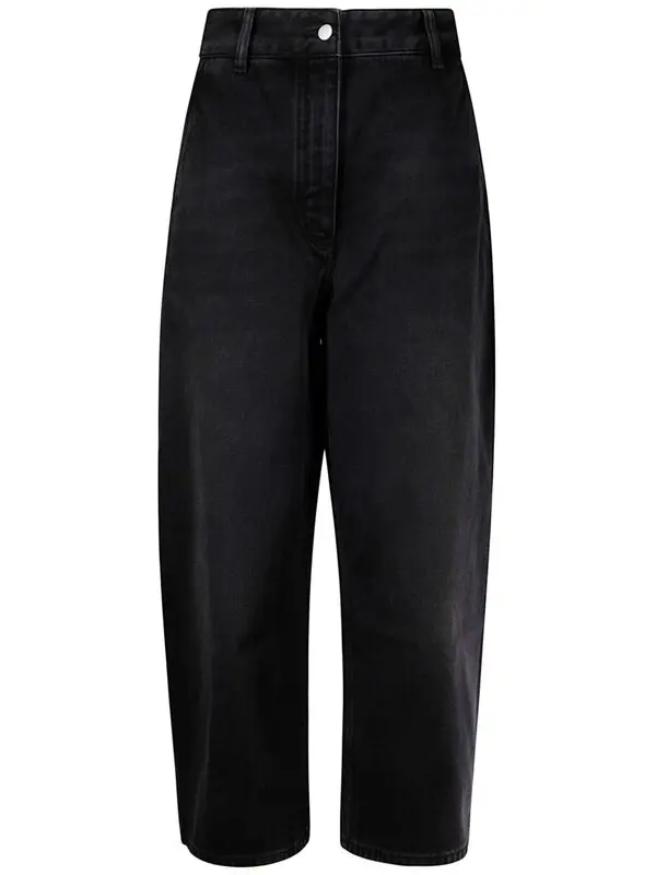 Studio Nicholson Cropped Wide Leg Jeans