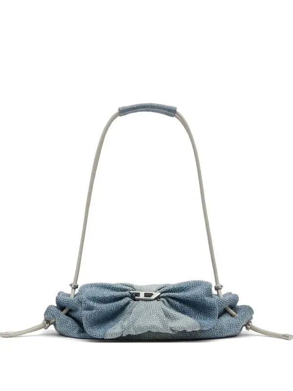 DIESEL® Scrunch Denim Shoulder Bag