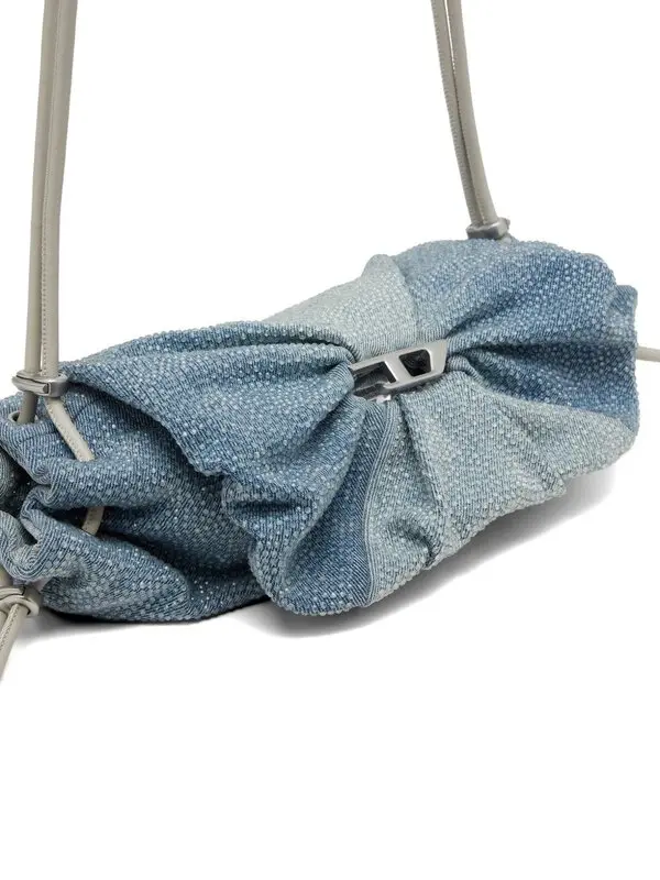 DIESEL® Scrunch Denim Shoulder Bag