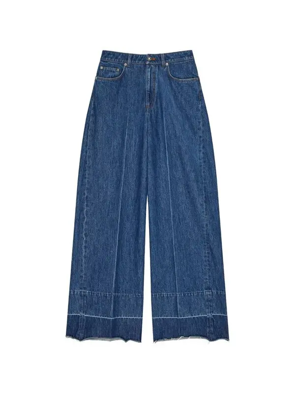 Givenchy Wide-leg Denim Cotton Jeans