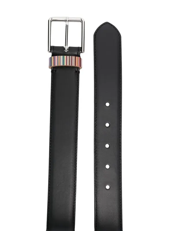 Paul Smith Signature Stripe Leather Belt
