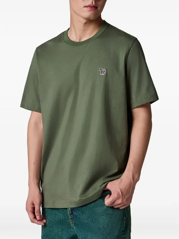 Paul Smith Zebra Logo Cotton T-shirt - Green