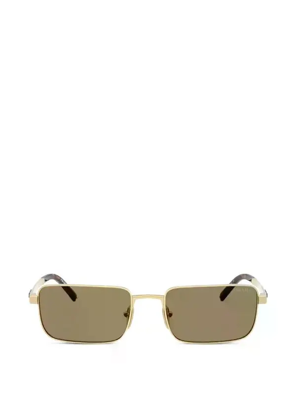 Prada Culos De Sol Retangular | | Br - Gold