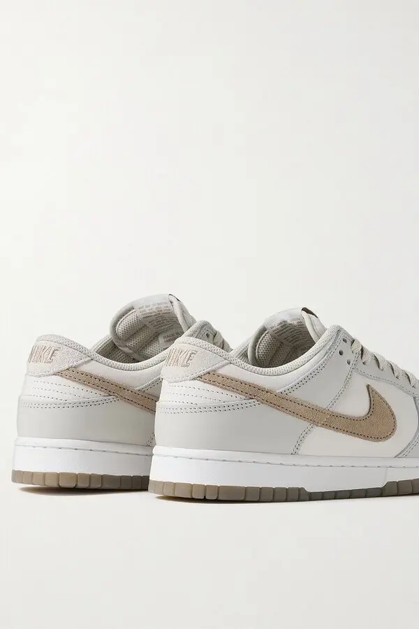 Nike Dunk Low Retro Se Suedetrimmed Leather Sneakers
