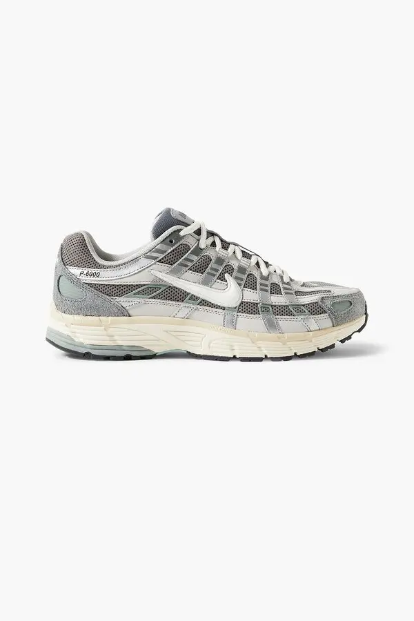 Nike P6000 Suede, Leather And Mesh Sneakers