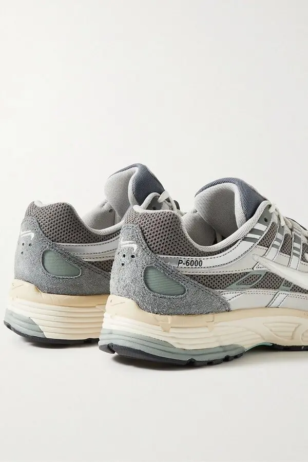 Nike P6000 Suede, Leather And Mesh Sneakers
