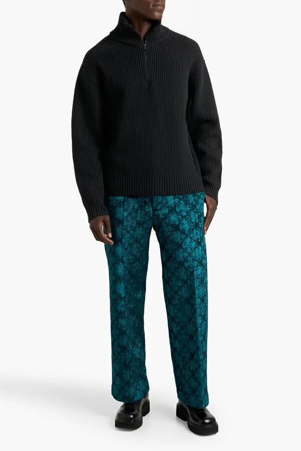 Dries Van Noten Jacquard Pants