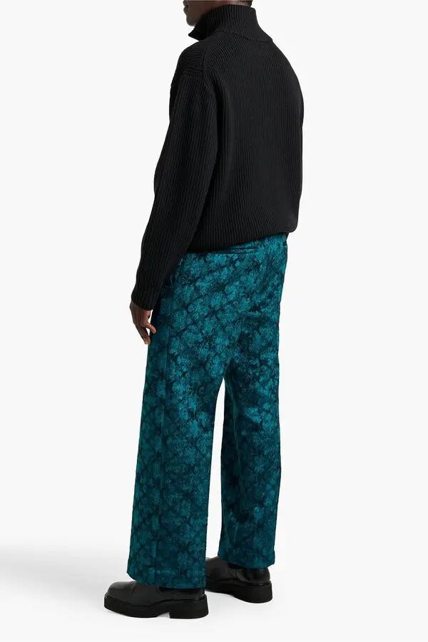 Dries Van Noten Jacquard Pants