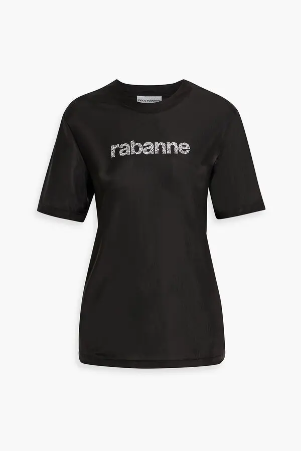 Rabanne Crystalembellished Satin Tshirt