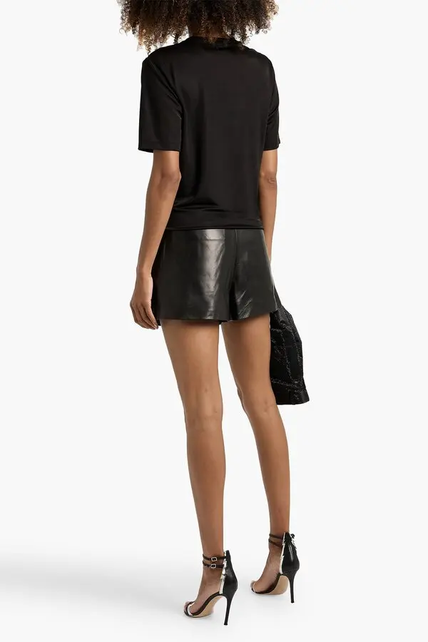 Rabanne Crystalembellished Satin Tshirt