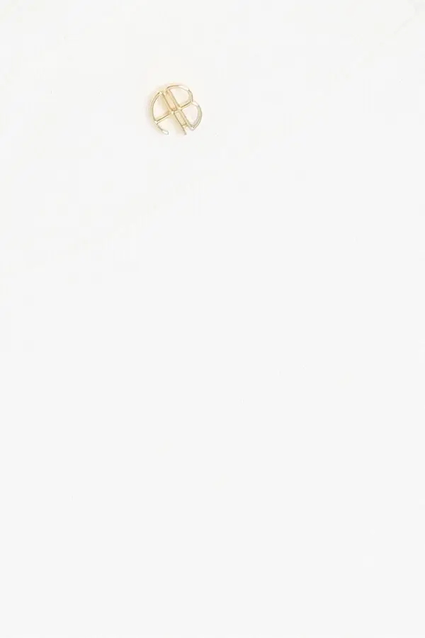 ANINE BING Corbin Micro Modal And Cashmere-blend Turtleneck Top