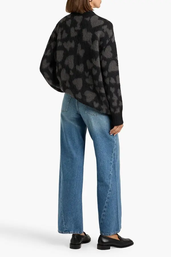 ANINE BING Brie Highrise Wideleg Jeans