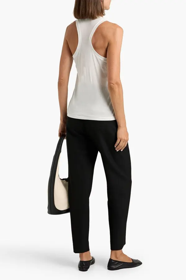 ANINE BING Micro Modal And Cashmere-blend Tank