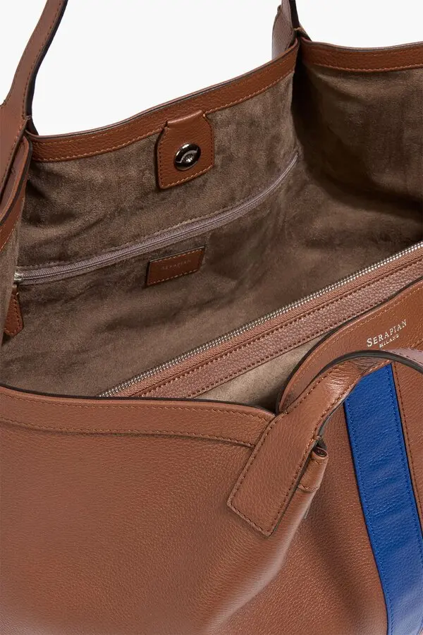 SERAPIAN Secret Texturedleather Tote