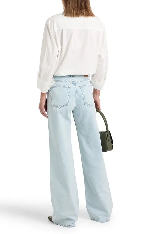 ANINE BING Hugh Midrise Wideleg Jeans