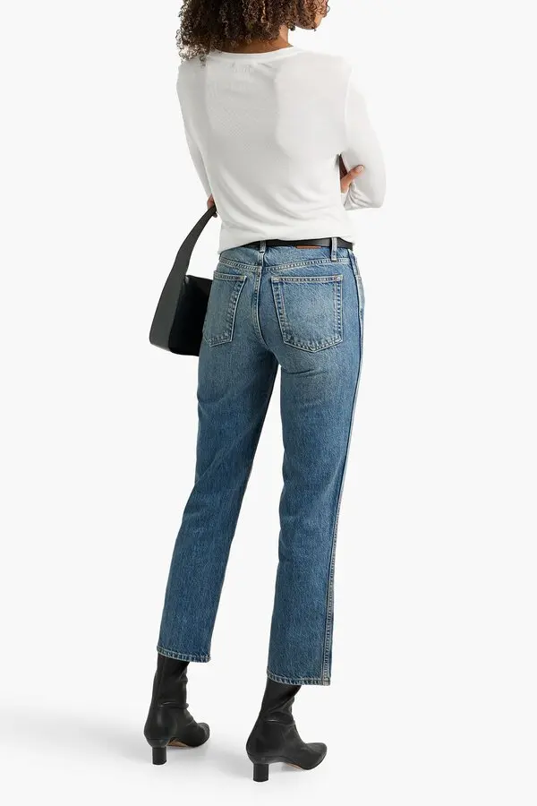 ANINE BING Micro Modal And Cashmere-blend Top