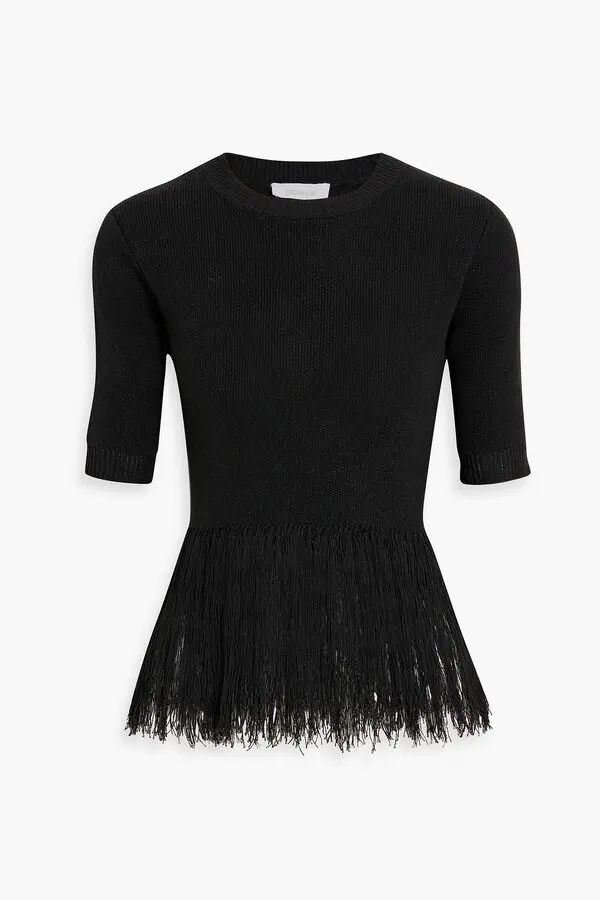 Rabanne Fringed Linen Top