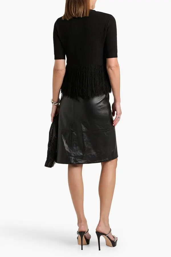 Rabanne Fringed Linen Top