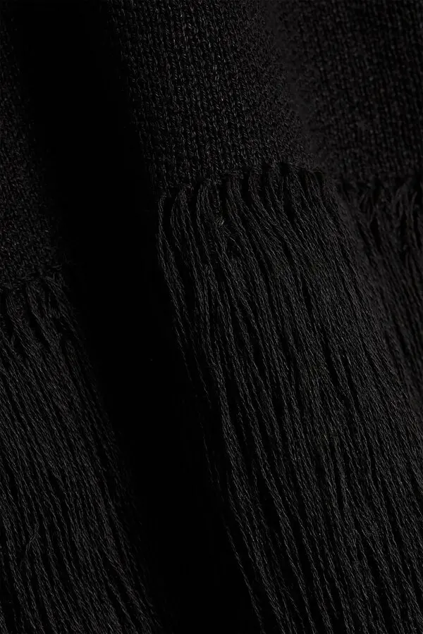 Rabanne Fringed Linen Top