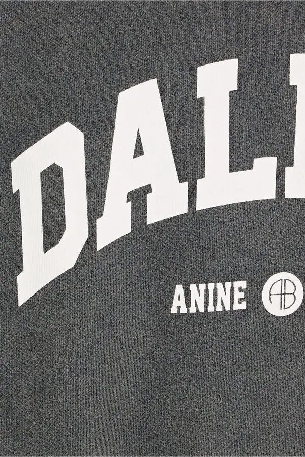 ANINE BING Ramona Printed French Cotton Terry Sweatshirt