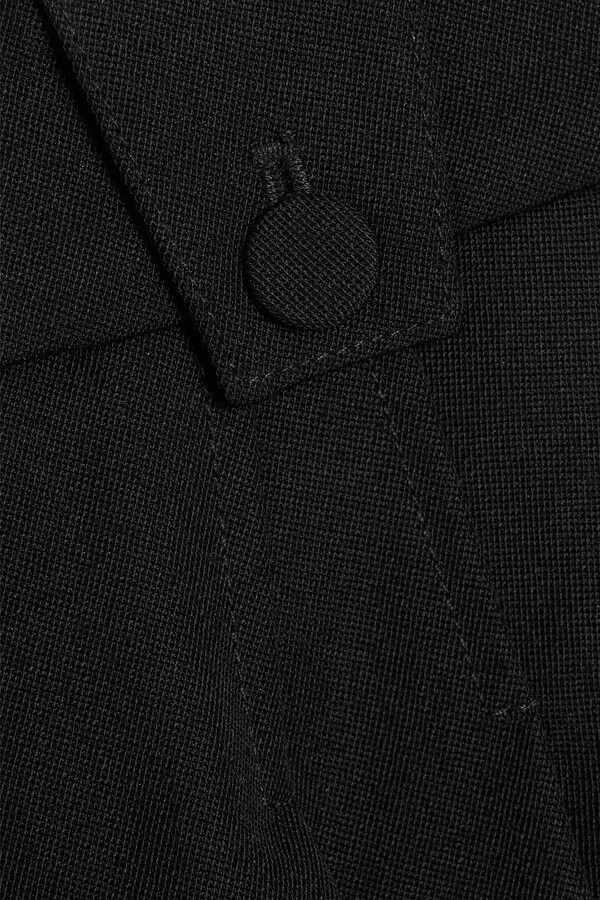 Rabanne Pleated Wool-crepe Tapered Trousers